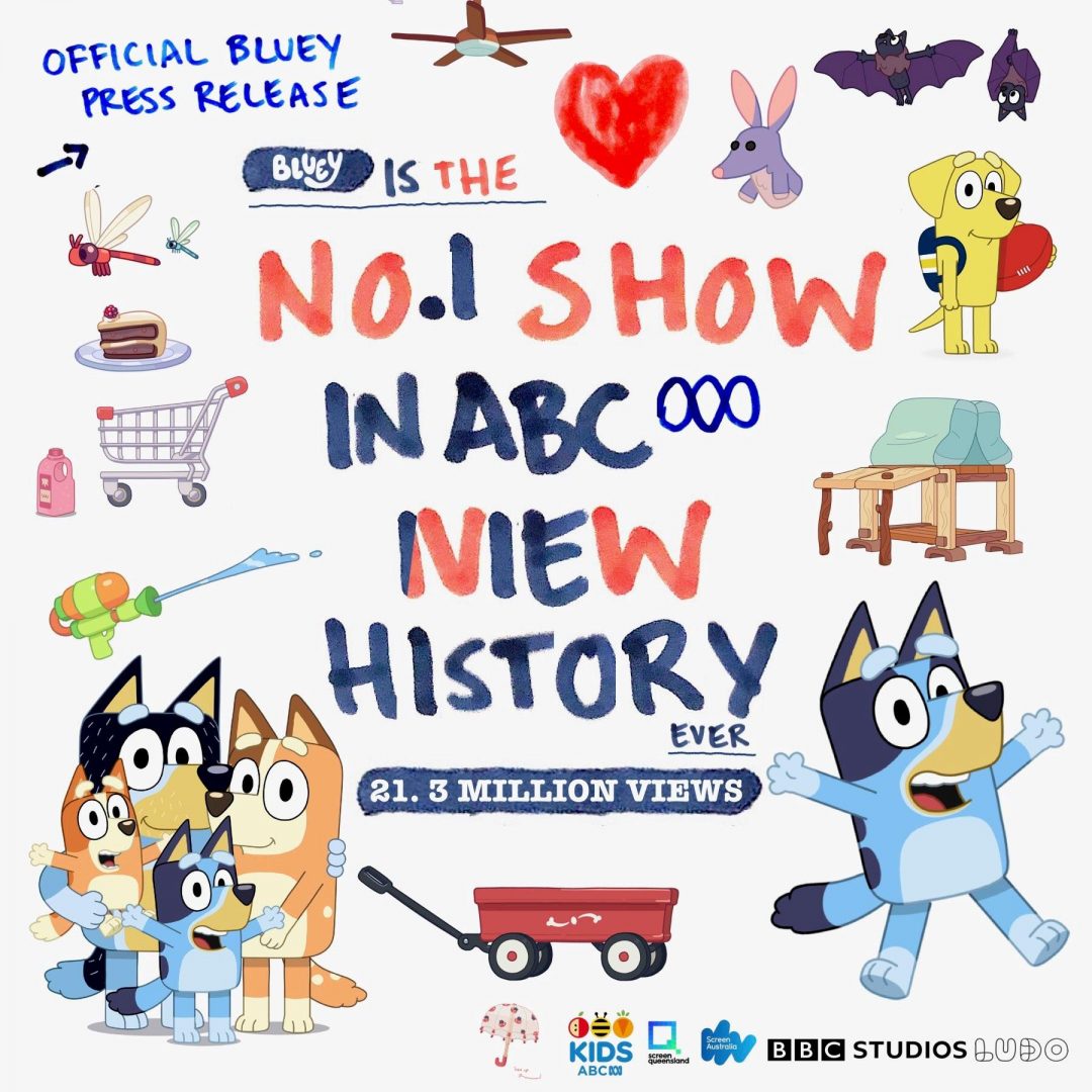 BLUEY! THE GORGEOUS CARTOON THAT BROKE CATCHUP RECORDS IN AUSTRALIA by ...